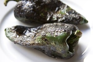 Rajas con crema - The Other Side of the Tortilla